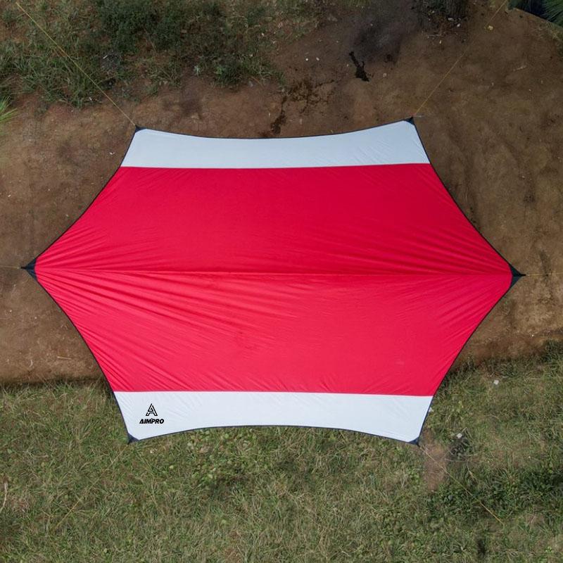 Flysheet hexagonal 3 meter x 4 meter - flysheet 3x4 waterproof - atap ...