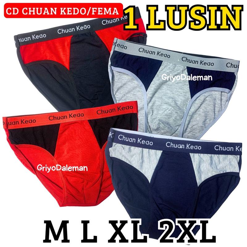 12 PCS Celana Dalam Pria Dewasa chuan kedo-Griyo Daleman - Shop | Tokopedia