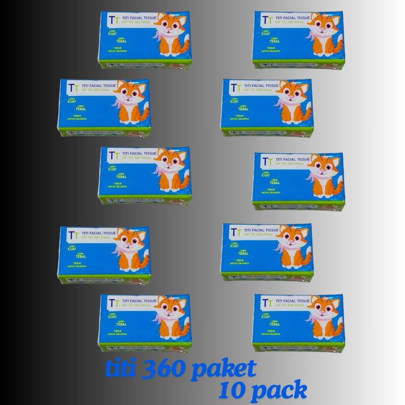 Titi 10 PCS TISSUE TITI 260 HELAI HALUS LEMBUT BISA COD GRATIS ONGKIR ...