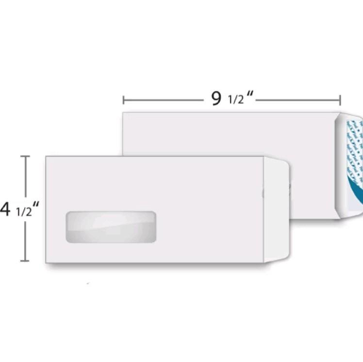 Envelope White colour Window (Peel & Seal) 4.5" x 9.5"/10 pc - TikTok ...