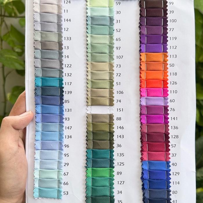 Jual KAIN SATIN VELVET BERKUALITAS LEBAR KAIN silk 1.50m - Warna lain ...