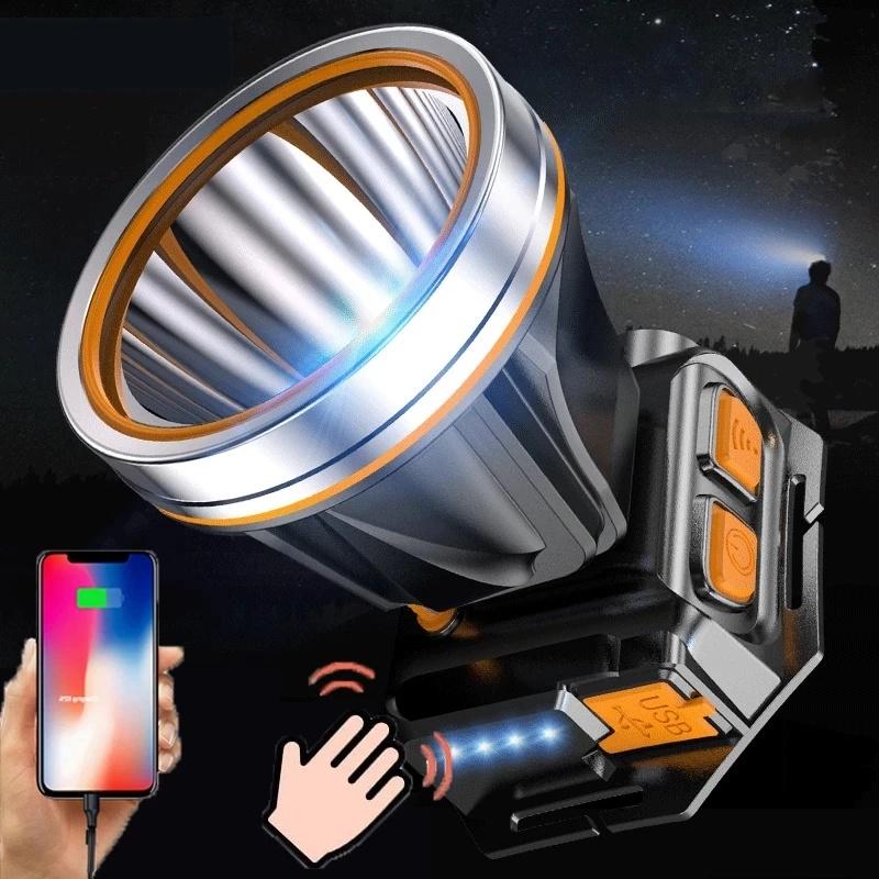 (Camping and Fishing)Outdoor Camping Portable Mini XPE+COB LED Headlamp ...