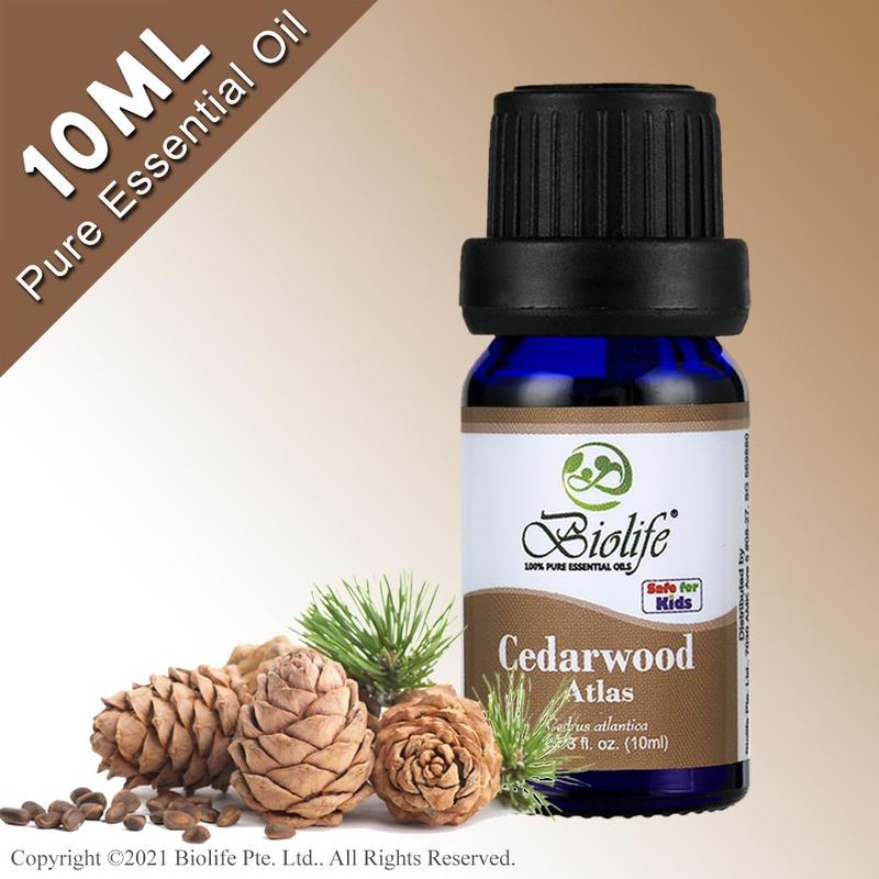 Biolife Cedarwood, 100% Pure and Natural Organic Essential Oil ...