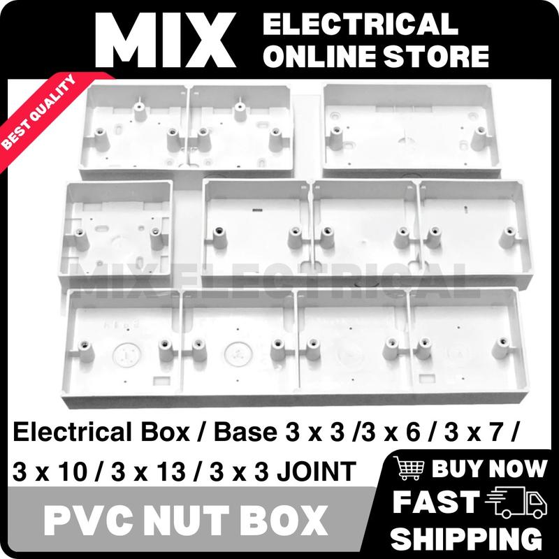 PVC Nut Box Surface for Switch Socket Base Box / PVC Box Surface ...