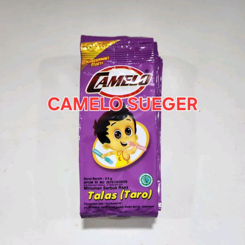Minuman Bubuk Camelo Rasa Talas (Taro) - 24 Renteng isi 240 Pcs - Shop ...