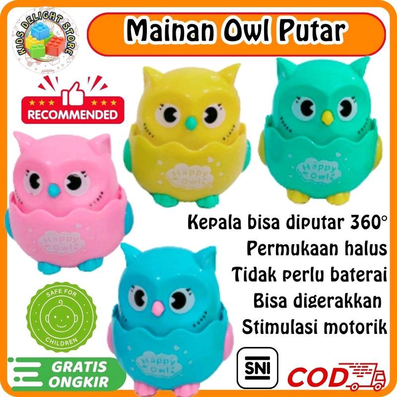 Mainan Putar | Mainan Burung Hantu Gerak | Mainan Gerak Hewa - Shop ...