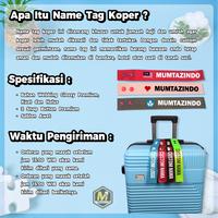 Jual MUMTAZINDO - Name Tag Koper Custom Nama Estetik dengan Logo ...