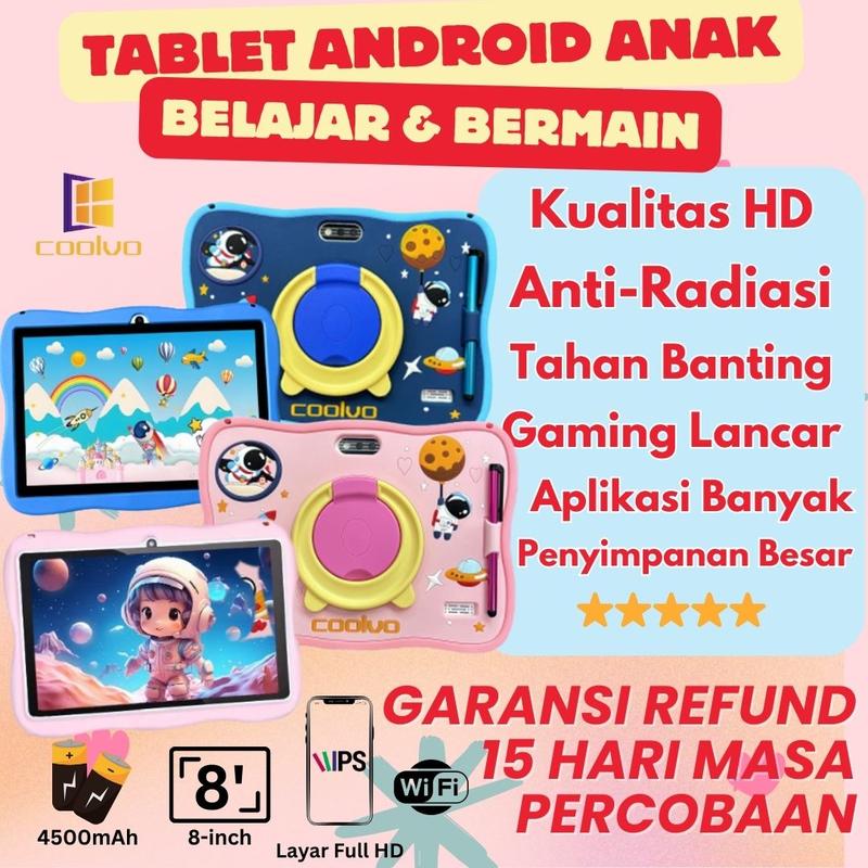 COOLVO Tablet Anak C08 BISA COD Tablet Anak Smart Kids Table - Shop ...