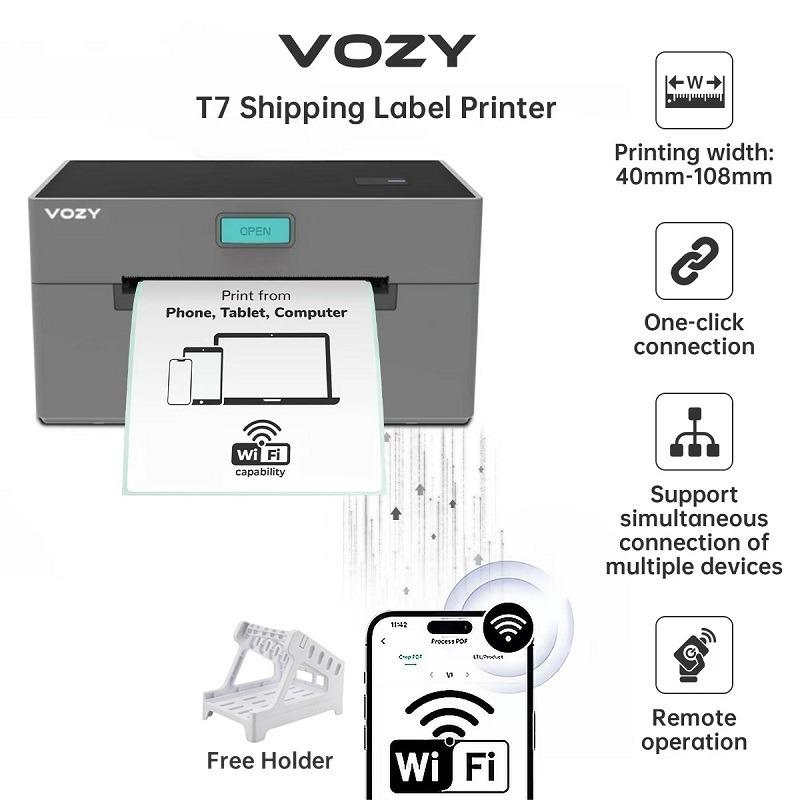 VOZY T5/T7 Waybill Printer A6 PC/Cellphone WiFi/Bluetooth/US - TikTok ...