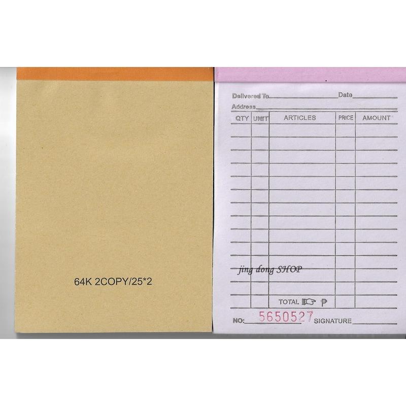 10pcs pack Receipt Resibo With Carbon - TikTok Shop Philippines