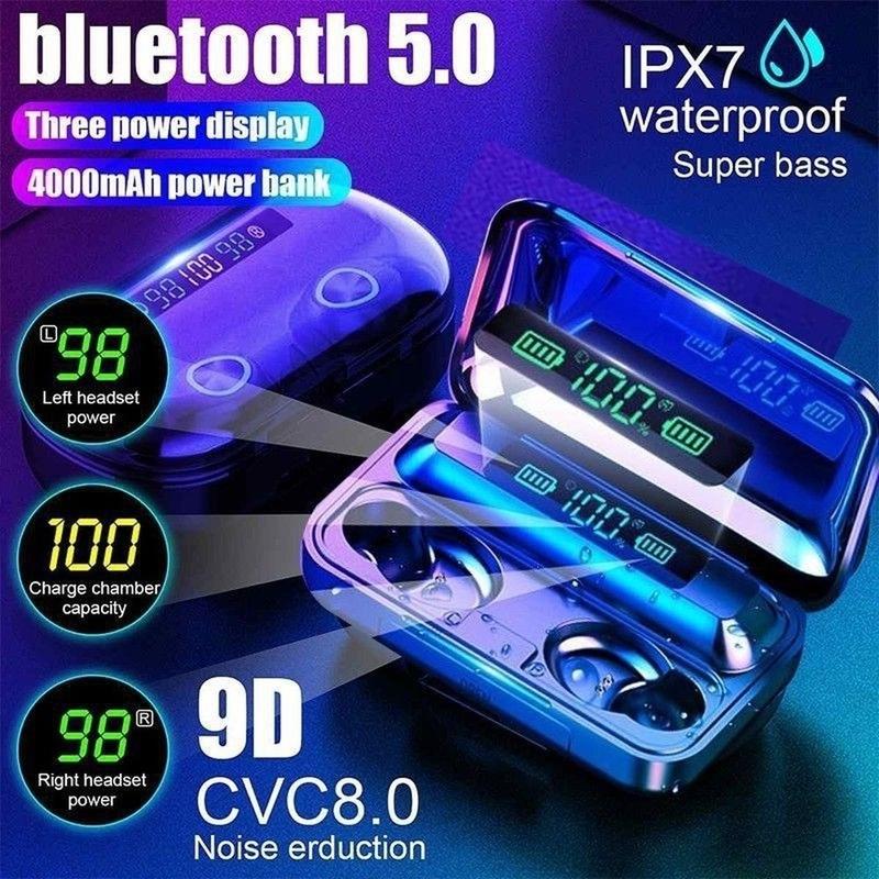 TWS F9 - 5c Wireless Earphones Bluetooth Stereo Headphones Sport ...