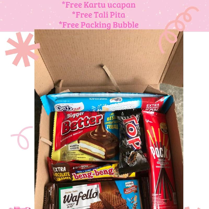 GIFT BOX HADIAH HAMPERS JAJAN GIFT BOX ULANGTAHUN WISUDA ENGAGEMENT ...