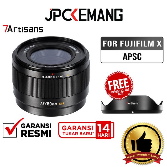 Promo 7ARTISANS AF 50mm f1.8 for Fujifilm X APSC Lens 7Artisan AF 50 mm ...