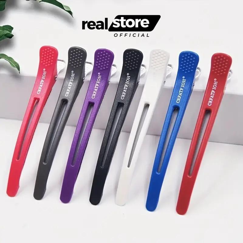 Professional 6-piece Duckbill Hair Clip Salon Barber Hair Clip - TikTok ...