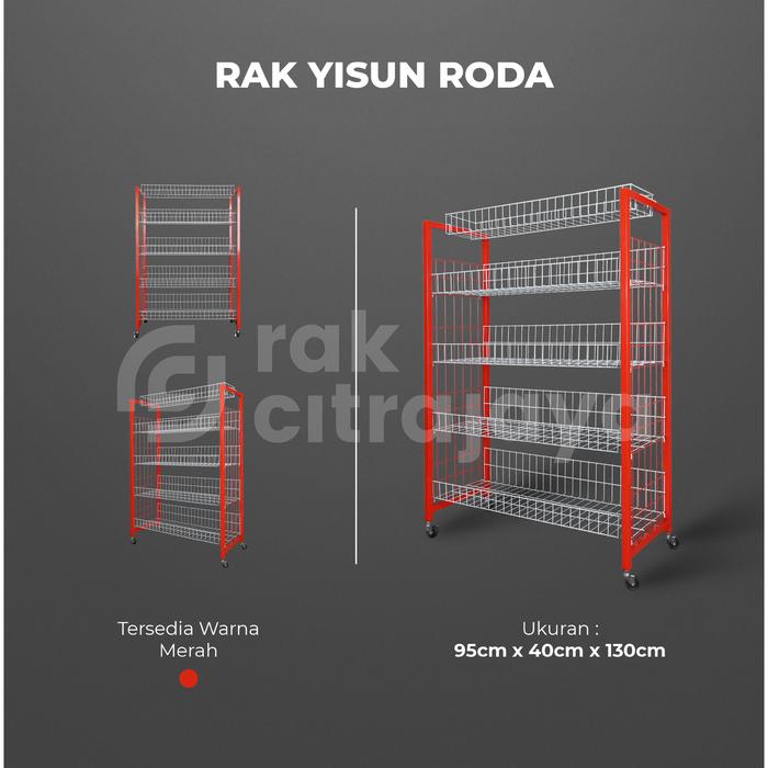 Promo YISUN RAK TOKO DISPLAY SNACK CIKI BESI JUMBO SERBAGUNA | MELODY ...