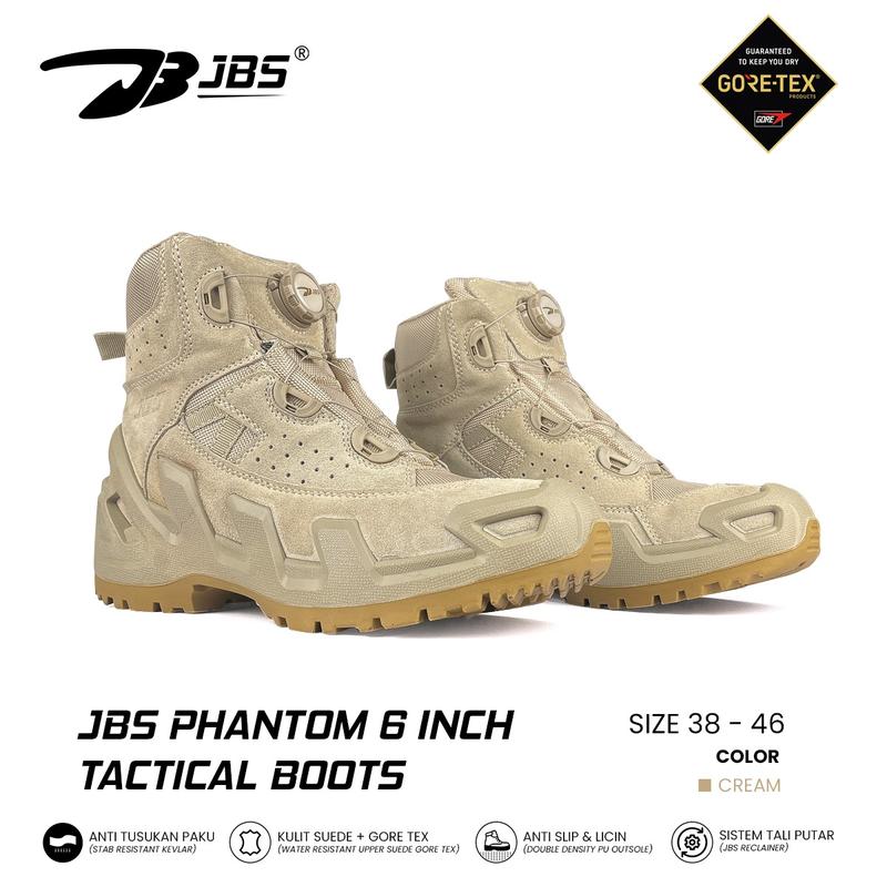 Sepatu Tactical JBS Phantom/Sepatu PDH BRIMOB/Sepatu Lapangan Tali ...