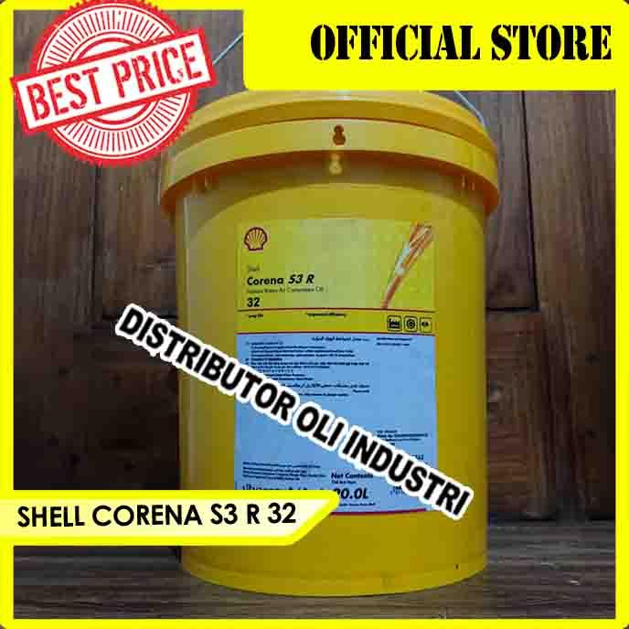 Jual SHELL CORENA S3 R 32 ( ISO VG 32 - OLI KOMPRESSOR SCREW ) - Kota ...
