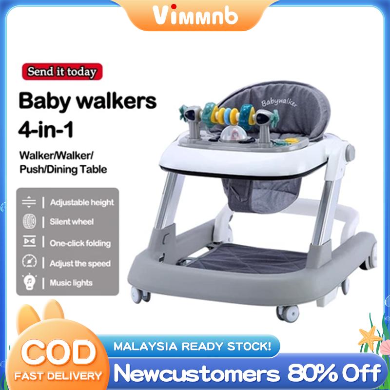 【COD】Baby Walker Foldable Height adjustable With Music pvc free ...