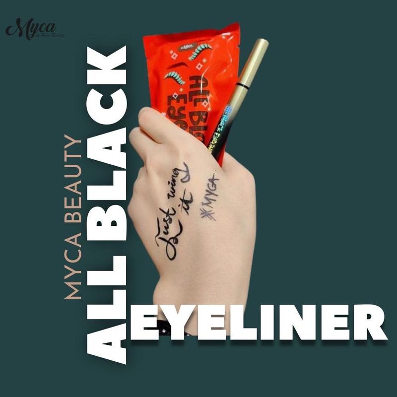 Myca All Black Eyeliner Long-lasting Makeup Cosmetic Lipliner - TikTok ...