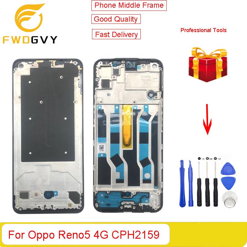 1 Pcs For Oppo Reno5 4G CPH2159 Middle Frame Plate Support Mid - TikTok ...