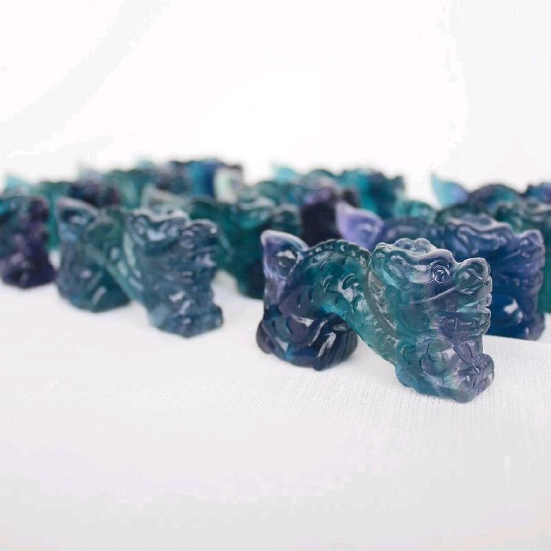 Auralis.sg Flourite Dragon Carving Crystal - TikTok Shop Singapore