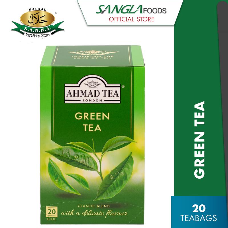Ahmad Tea Green Tea (20 Teabags) Halal Certified - TikTok Shop Malaysia