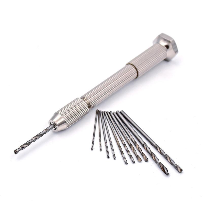 Mini Micro Aluminum Hand Drill With Keyless Chuck High Speed - TikTok ...