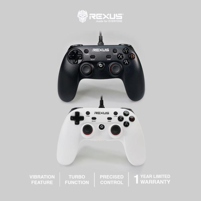 Jual Rexus Pro Gaming Gamepad GX1 - Putih - Kota Makassar - boss muda88 ...