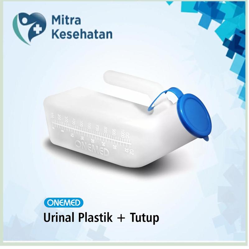 Pispot Pria Dengan Tutup Onemed Urinal Plastik + Tutup Oneme - Shop ...