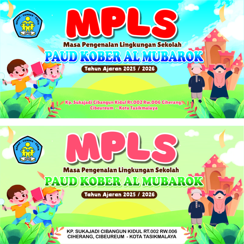 Spanduk Banner Baliho Penerimaan MPLS MASA PENGENALAN LINGKUNGAN - Shop ...