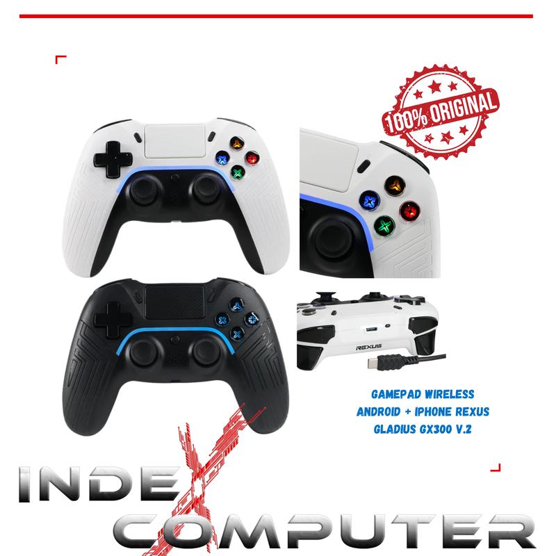 Rexus Gladius GX300 V2 Hall Effect Dual Mode Gamepad Bluetooth untuk ...