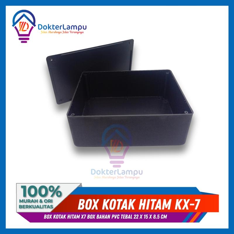 Box kotak plastik hitam X7 BOX KX-7 21.5 X 14.5 X 8.5 CM-KX 7 - Shop ...