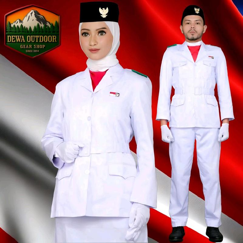 seragam pdu paskibraka set lengkap atribut - Shop | Tokopedia