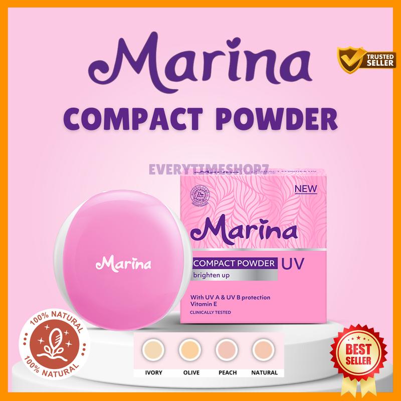 Marina Compact Powder UV Brightening 12g - Shop | Tokopedia