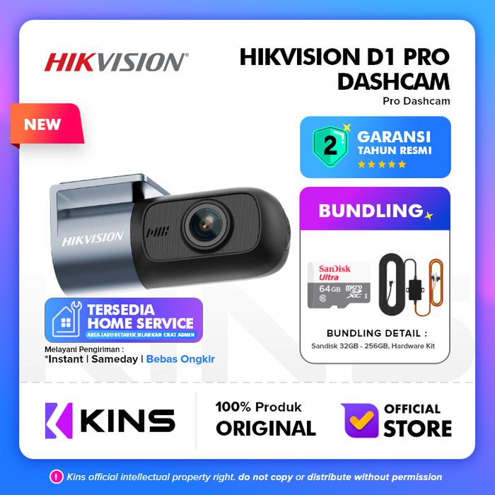 Jual Hikvision D1 PRO Dash Camera for Car with Full HD 1440p Resolution ...