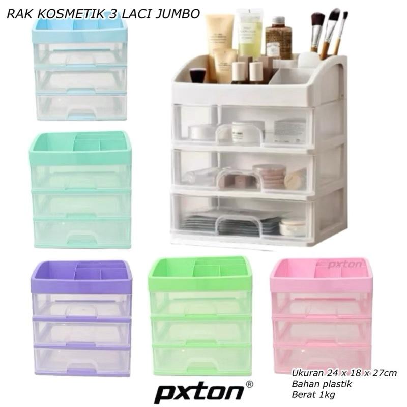 [GP77] RAK KOSMETIK 3 LACI JUMBO DAN STANDAR || RAK KOSMETIK SERBAGUNA ...