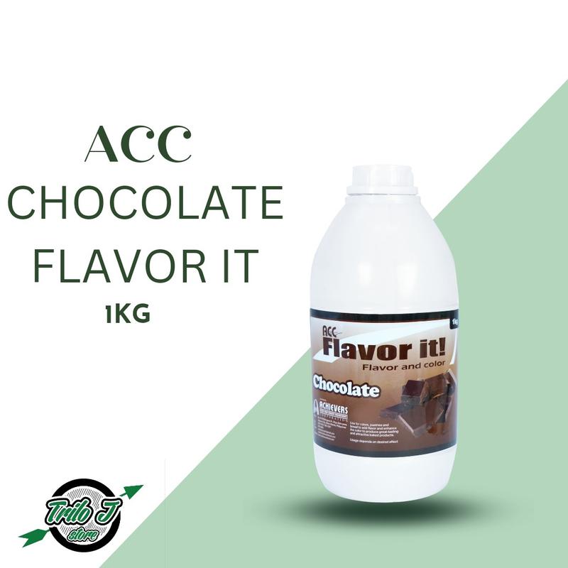 ACC CHOCOLATE FLAVOR IT 1KG Baking Liquid Color Flavor - TikTok Shop ...
