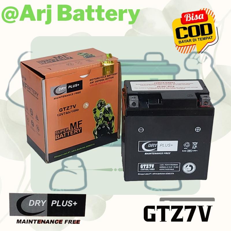 Aki Motor Yamaha Nmax Aerox Lexi GTZ7V MF Aki Kering - Shop | Tokopedia