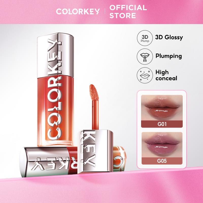 Colorkey 3D mirror chasing lip gloss water gloss lip glaze plump ...