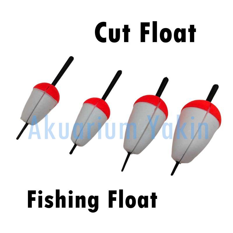 4077 Cut Float Pelampung Pancing Red White Styrofoam Fishing - TikTok ...