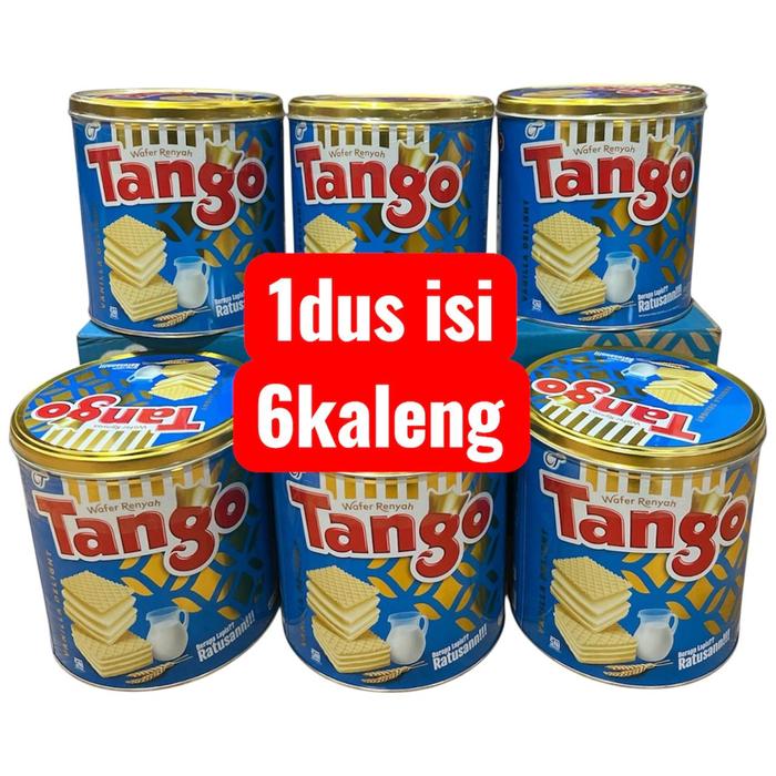 Promo 1 Dus 6 Kaleng Tango Wafer Kaleng 240g Rasa Vanila - Kab. Bekasi ...