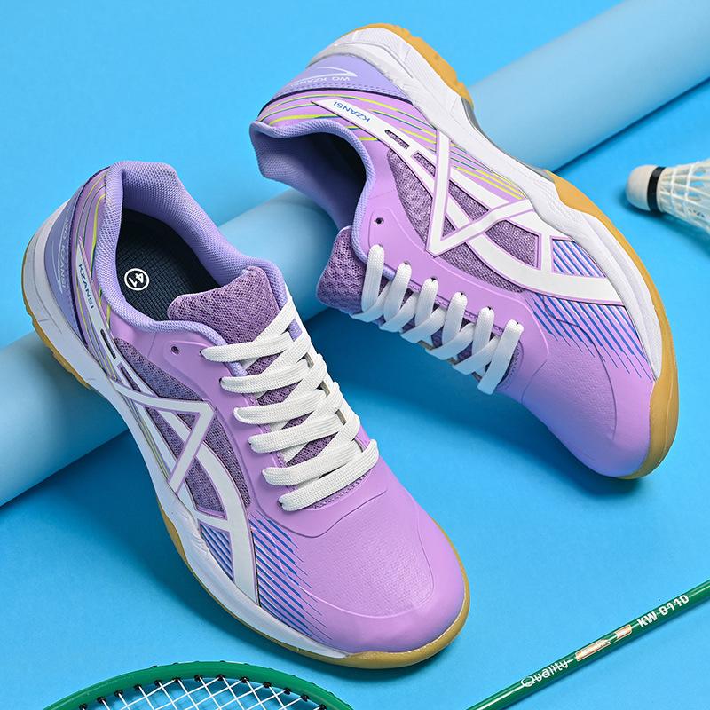 Kasut badminton, kasut tenis lelaki dan wanita, bernafas, tahan ...
