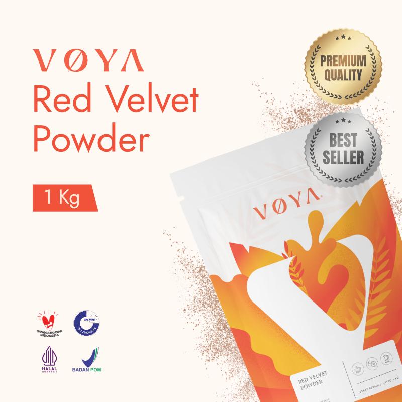 VOYA Red Velvet Premium Powder 1 Kg (Rasa Red Velvet) - Shop | Tokopedia