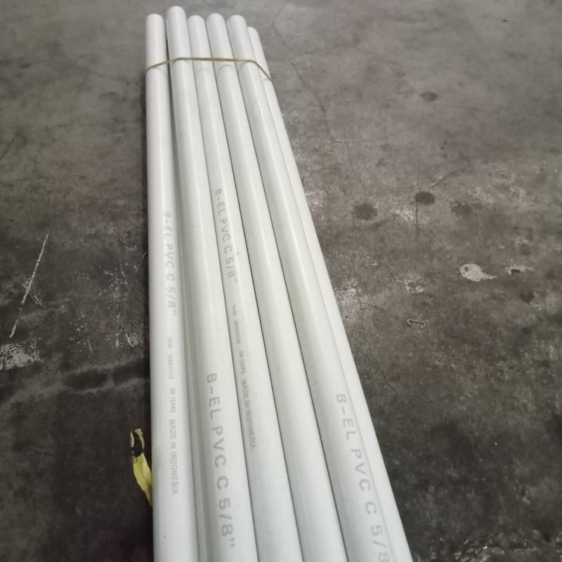 Pipa Kabel Listrik 5/8" Putih B-EL Paralon Conduit Galvin 17mm - Shop ...