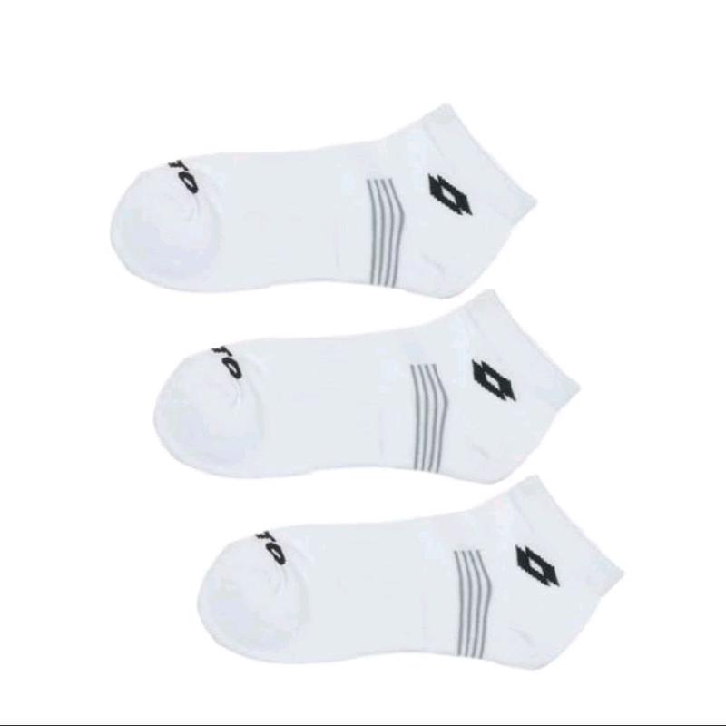 Lotto Men Running Ankle 3p Socks. White. LOTSL240301W. Original - Shop ...