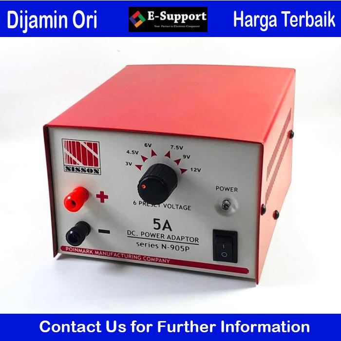 Adaptor Daya AC ke DC Nisson 5A dengan Output 12V - Alat - Shop | Tokopedia