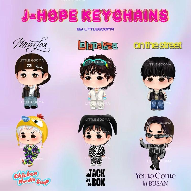 KEYCHAIN BTS J-HOPE by Little Gooma - Gantungan Kunci BTS - Gantungan ...