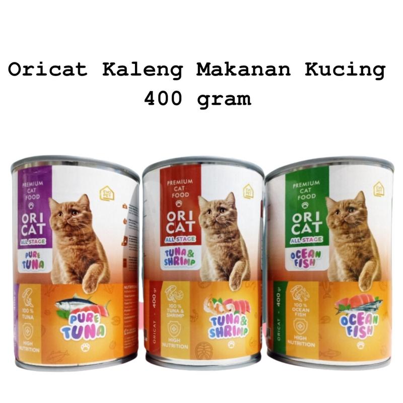 NEW: ORICAT Kaleng / ORI CAT Kaleng 400gr untuk semua usia Kucing ...