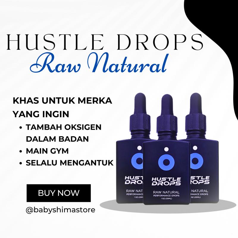 HUSTLE DROPS SPORT OXYGEN BOOSTER Natural - TikTok Shop Malaysia