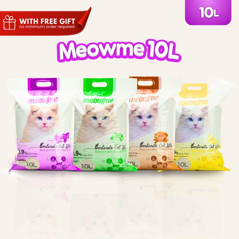 MEOWME Bentonite Cat Litter Odour Control clumping Highly Absorbent ...